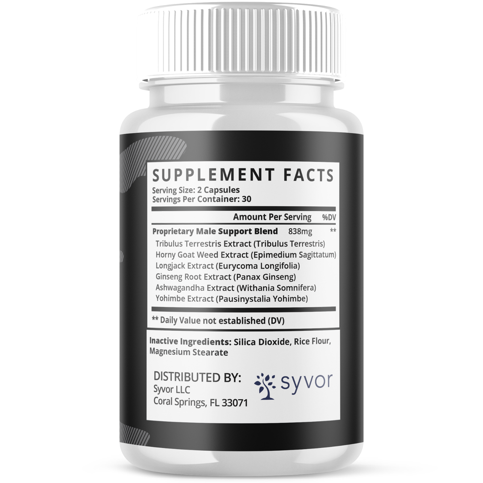 (2 Pack) Ereturbo Male Pills Advanced Formula, Ere Turbo Supplement 120 ...