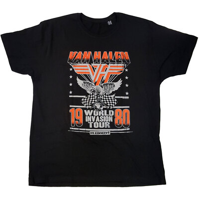 Van Halen Unisex T-Shirt: Invasion Tour '80 | eBay