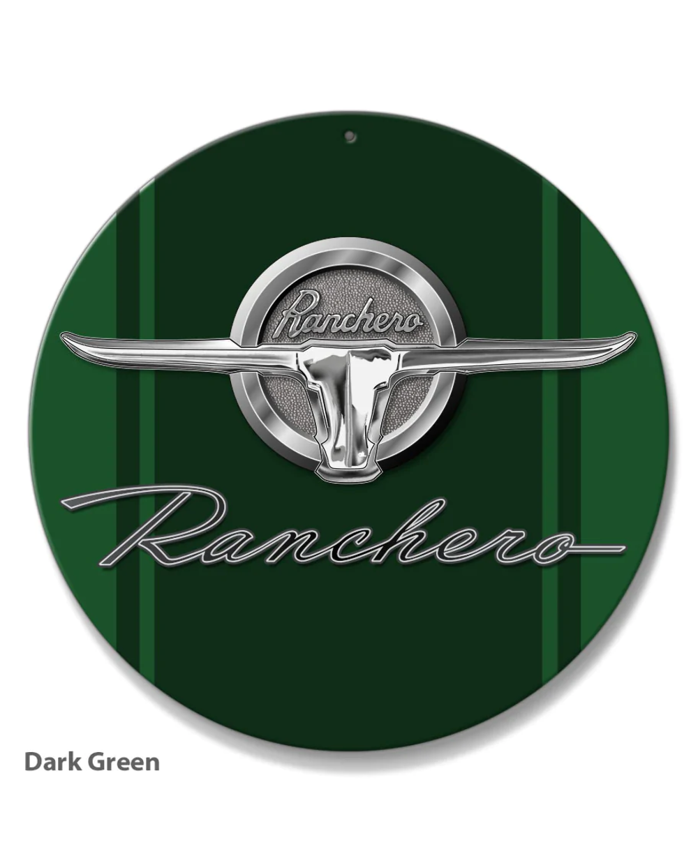 1964 - 1965 Ford Ranchero Emblem Round Aluminum Sign - Aluminum - 14 ...
