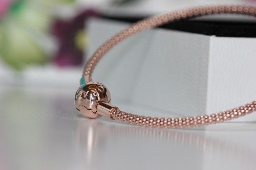 AUTHENTIC NEW PANDORA ROSE™ MESH BRACELET 586543 *CHOOSE SIZE* GIFT BOX ...