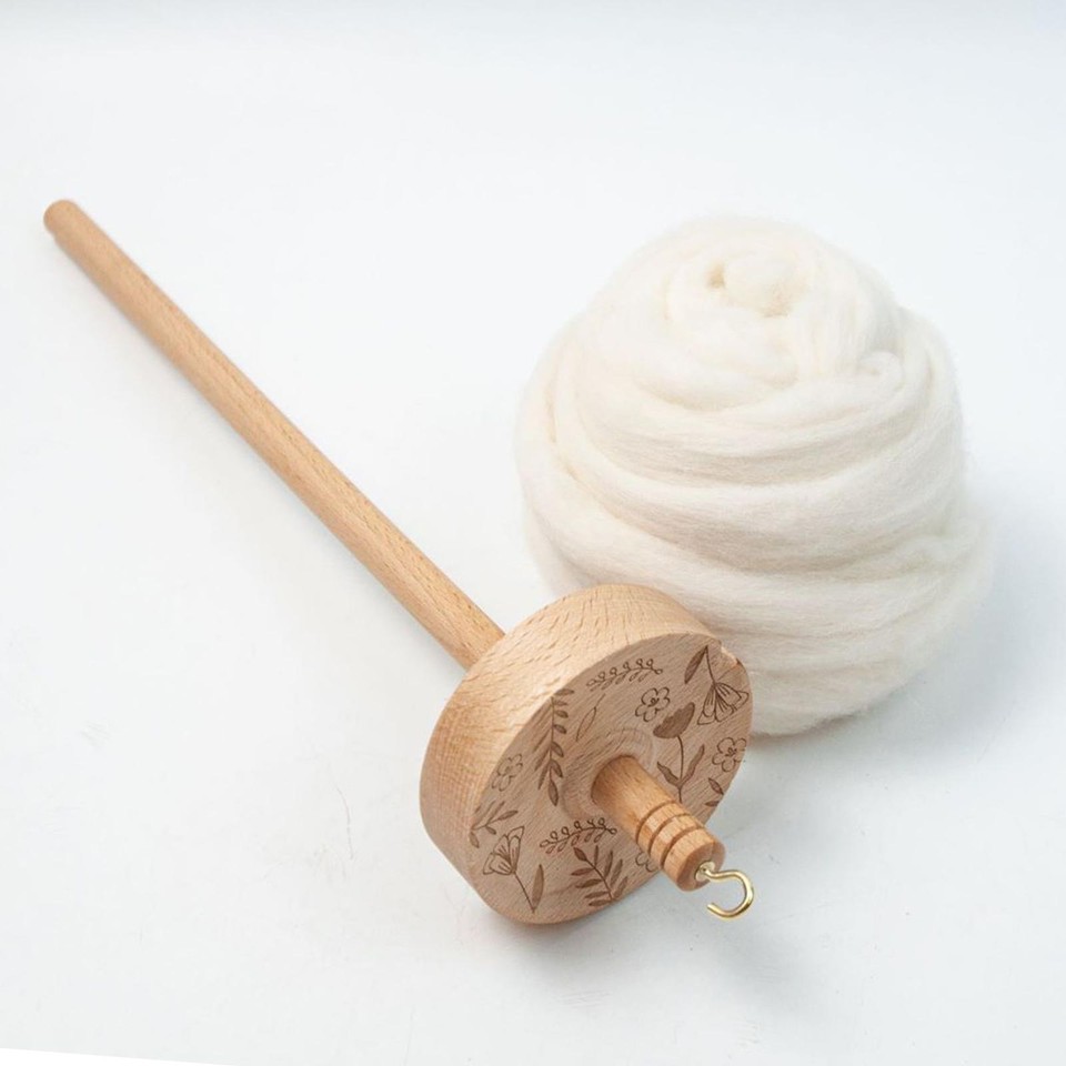 Drop Spindle Top Whorl 12.80inch Handmade Spindles Portable Wheel ...