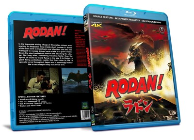 RODAN (1956) - 4K REMASTER JAPANESE + 2 US VERSIONS - 2 BLU RAY DISCS ...