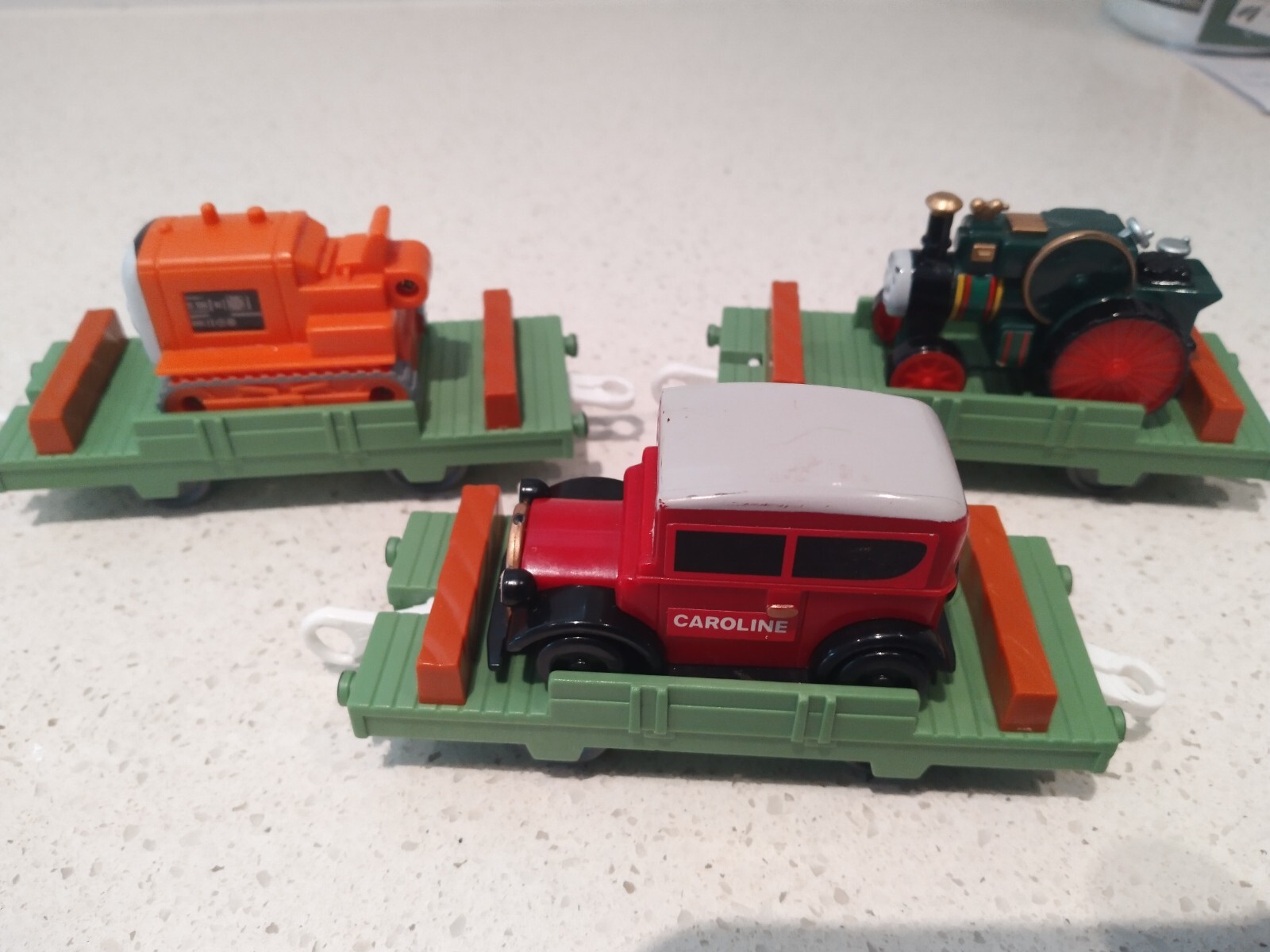 Caroline Trevor Terence - Thomas and Friends Trackmaster (Tomy) Flatbed ...