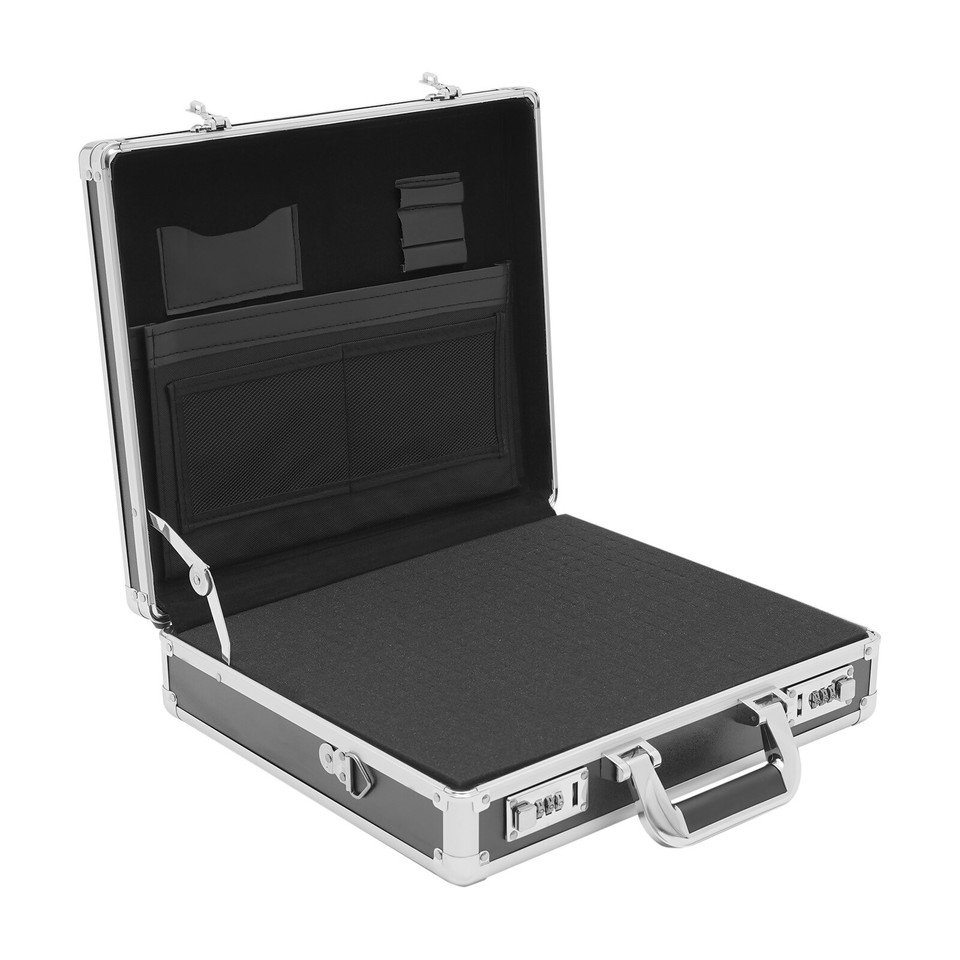 Executive Aluminium Hard Case Business Briefcase Attache Travel Case ...