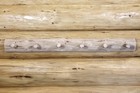 LOG Wall Mounted Coat Rack Wood Pegs Wooden Amish Made Lodge Cabin ...