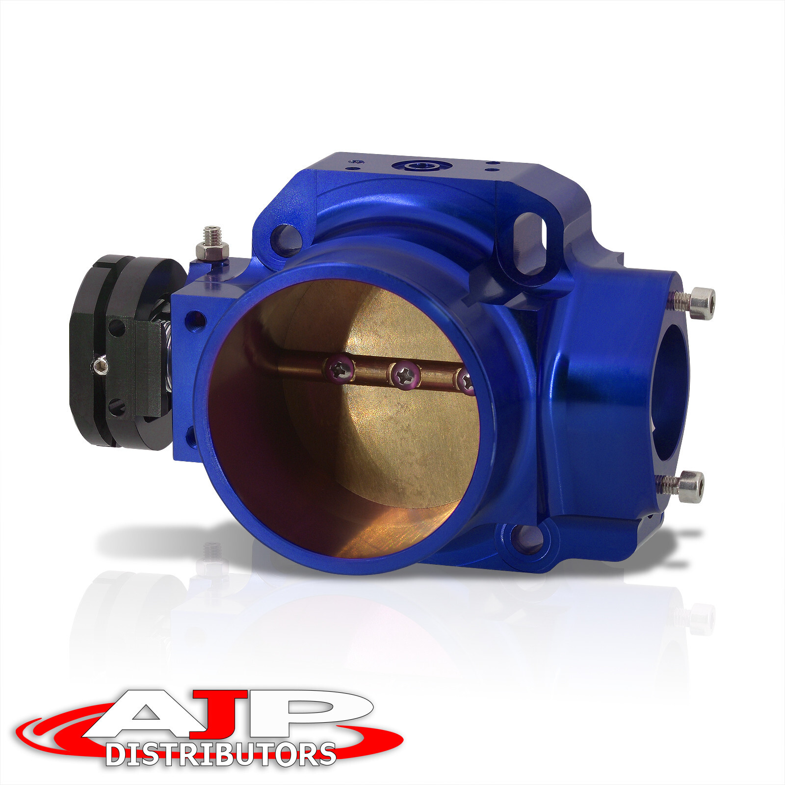 68mm Blue Aluminum Air Intake Throttle Body For Honda Civic CRX Del Sol ...