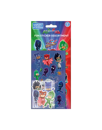 PJ Masks FUN Assortment Stickers over 40 Stickers Official licensed ...