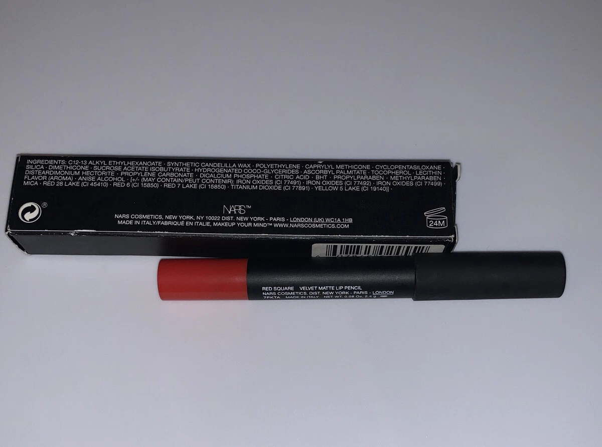 Nars Velvet Matte Lip Pencil Red Square