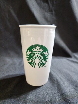 Starbucks 12 oz Coffee Mug Ceramic Travel Cup Mermaid Siren Tumbler ...