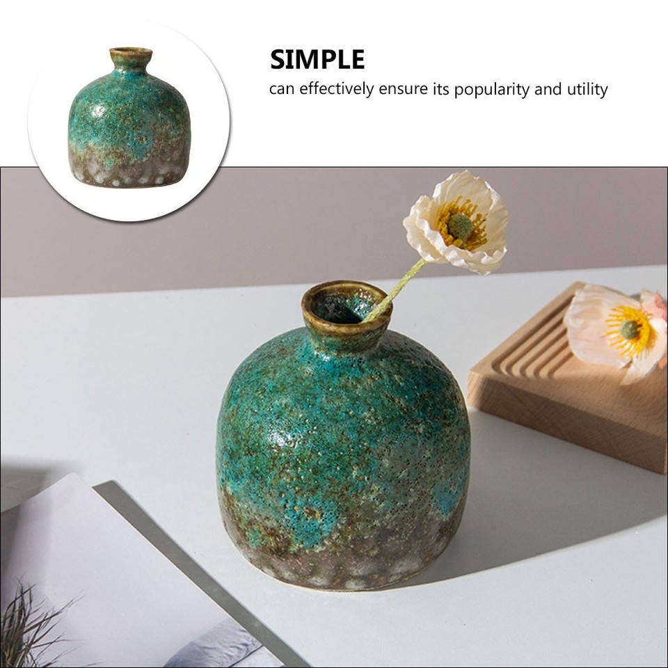 Living Room Vase Decorative Porcelain Creative Face Ceramic Flower ...