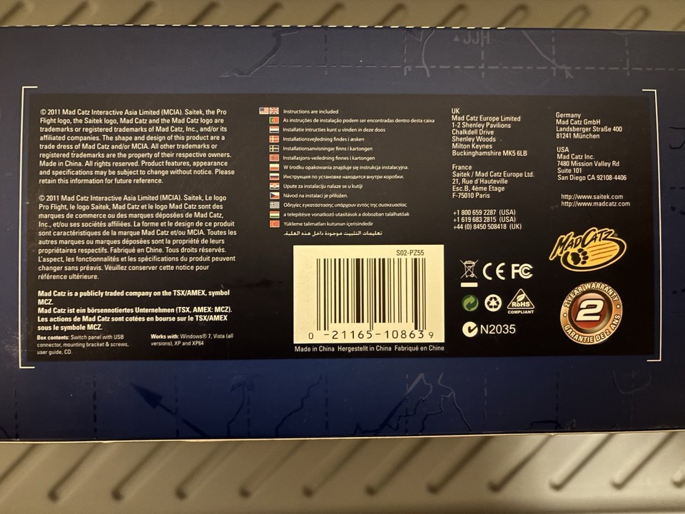 Saitek Switch Panel for PC Flight Simulation | eBay