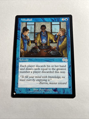 Windfall - The List Reprints MTG Plus Bonus Card!!! | eBay
