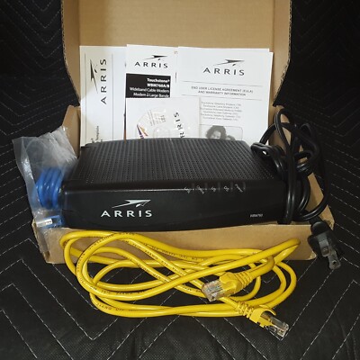ARRIS Touchstone Telephony Cable Modem WBM760A Complete w/ accessories ...
