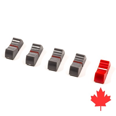 Set of 5x Mixer Fader Cap Knobs, Yamaha Master Group Volume Fader Knob ...