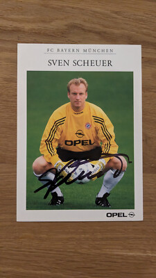 Sven Scheuer - Autogramm AK orginal signiert - FC Bayern München | eBay.de