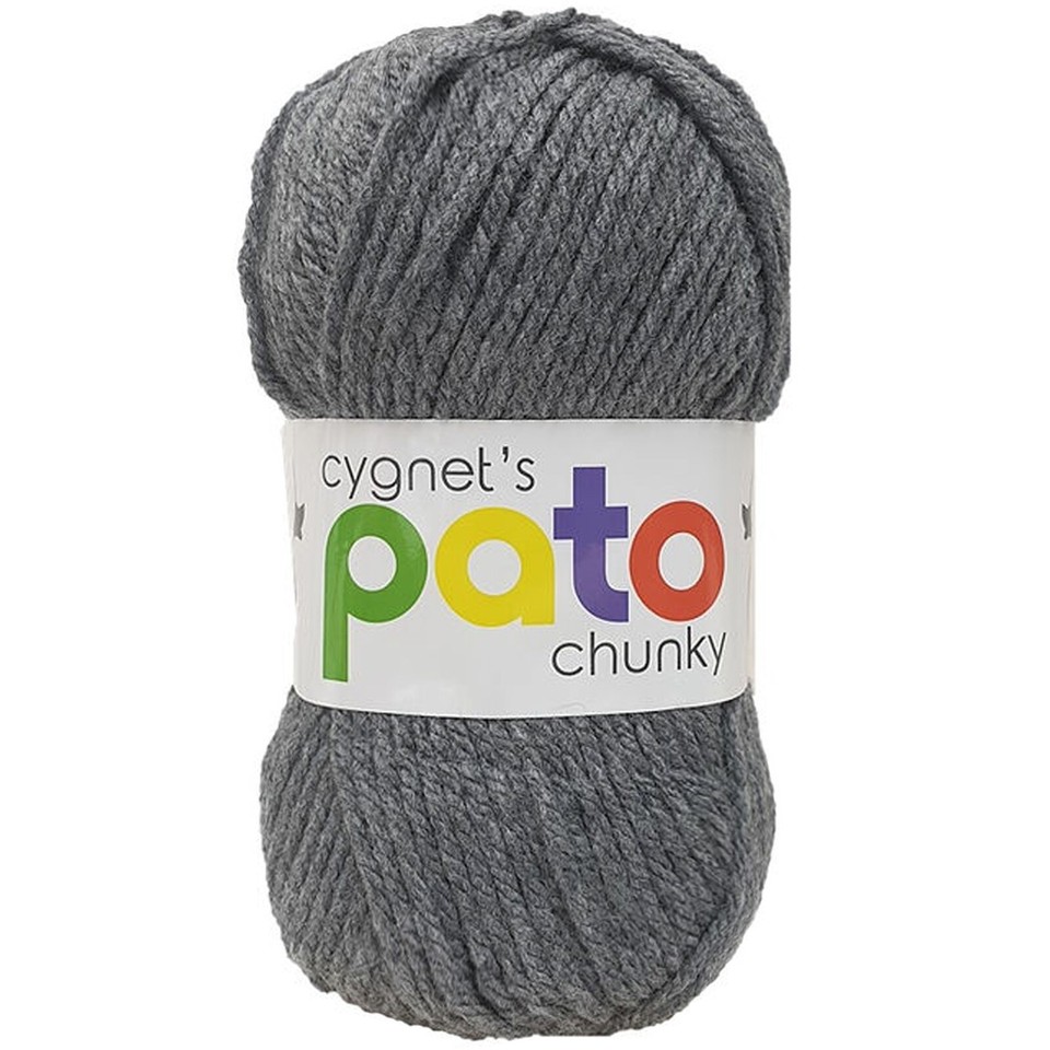 Cygnet Yarn PATO Chunky 100% Acrylic Wool Knitting Crochet 100g Ball ...