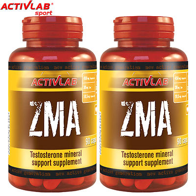 ZMA 90/180 Capsules Testosterone Booster Hormone Support Mineral ...