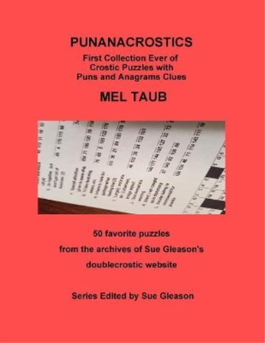 Mel Taub Sue Gl PUNANACROSTICS - First collection ever of Crostic ...