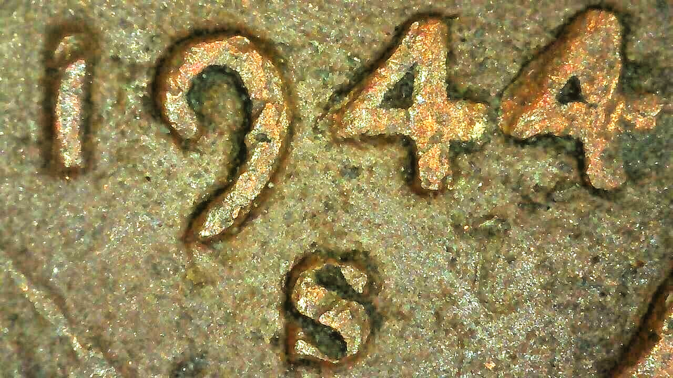 1944 S WHEAT PENNY DOUBLE DIE ON S AND L ON RIM | eBay