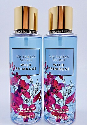 2 VICTORIA'S SECRET WILD PRIMROSE FRAGRANCE MIST BRUME PARFUMEE 8.4oz ...
