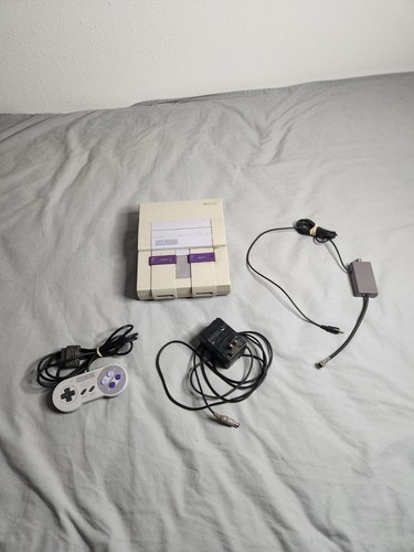 VTG Super Nintendo SNES Console Video Game System W/ Controller And ...