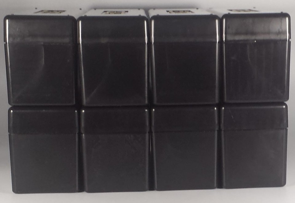 8 used PCGS storage boxes - Black - Each box can hold up to 20 coins | eBay
