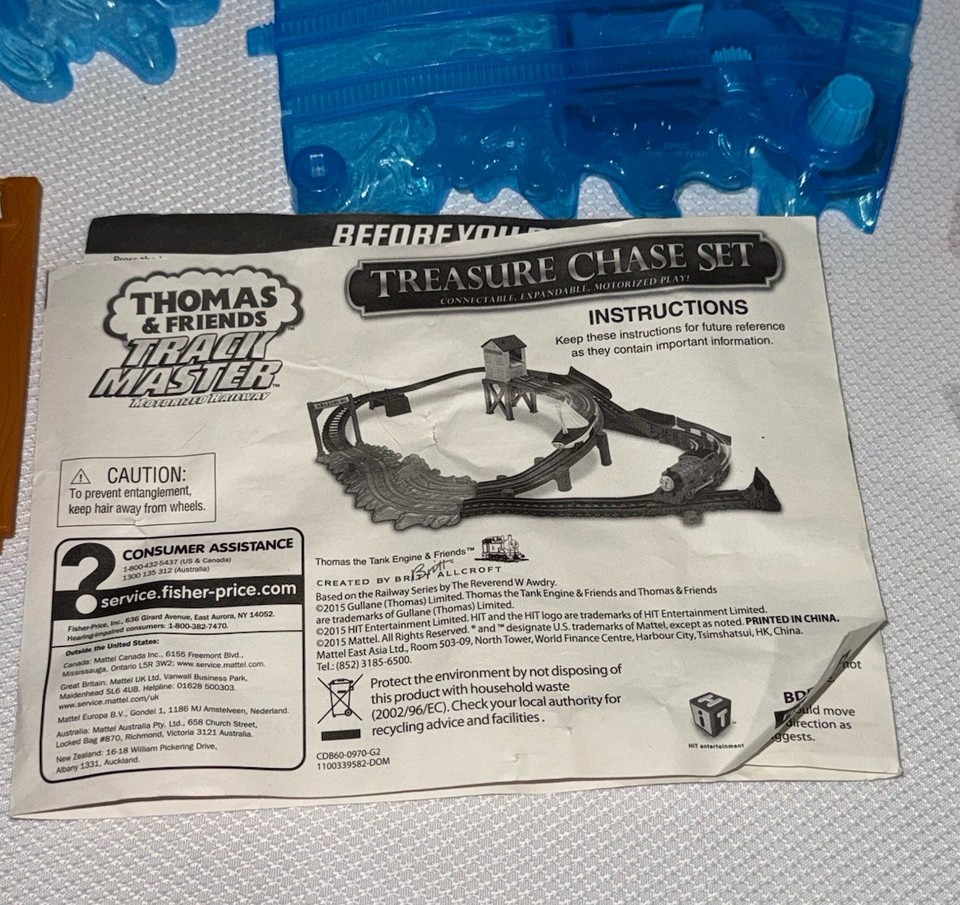 Thomas And Friends TrackMaster Treasure Chase Set Legend Of The Lost ...