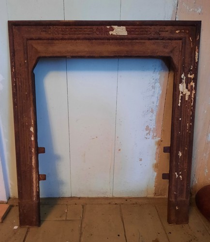 Mid 19th Century Cast Iron Fireplace Surround. 30.25X26.75 OD.. 25 ...