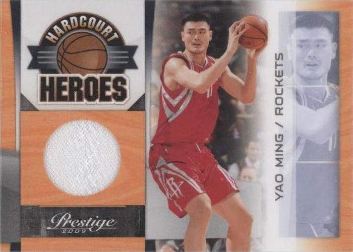 2009-10 Panini Prestige - Hardcourt Heroes Yao Ming #7 Materials /250 ...