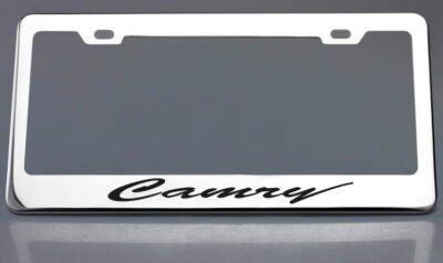 Camry License Plate Frame Stainless Steel with Laser Engraved | eBay