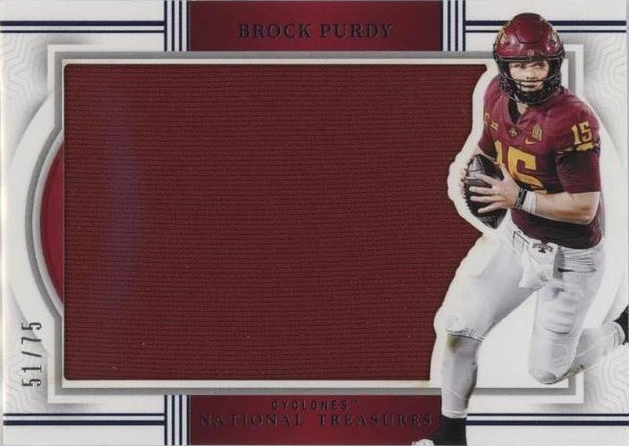 2024 Panini National Treasures Collegiate - Silhouettes Brock Purdy #S ...