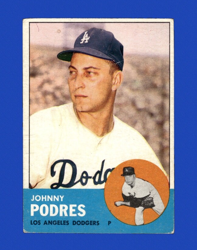1963 Topps Set-Break #150 Johnny Podres LOW GRADE *GMCARDS* | eBay