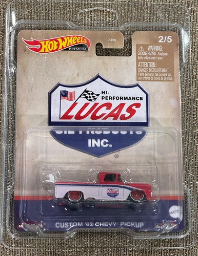 Hot Wheels Premium Custom 62 Chevy Pickup (Lucas Oil Products),Free ...