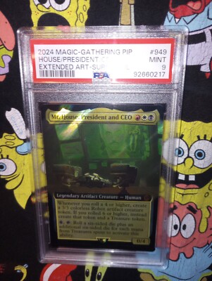 MTG Fallout - Mr House President And CEO - Surge Foil Extended Art PSA ...