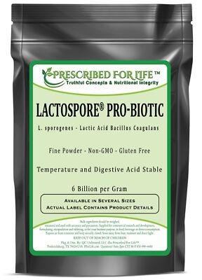 Lactospore (R) - L. sporogenes Probiotic Powder (6 billion/gram), 12oz ...