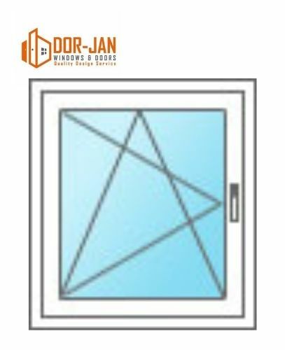 600mm x 900mm White Window UPVC Tilt&Turn Double Glazed Frame Glass ...