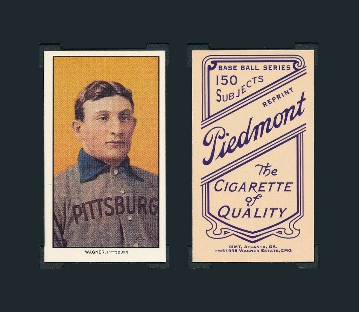 Honus Wagner Front And Back We Recently Acquired This Beautiful Raw