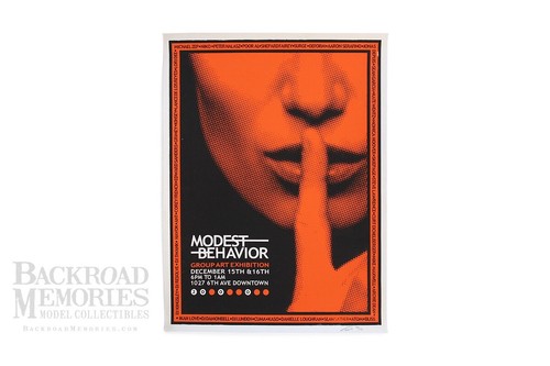 2000 (RARE) "Modest Behavior" (San Diego) 18x24 Poster (Signed/Numbered ...