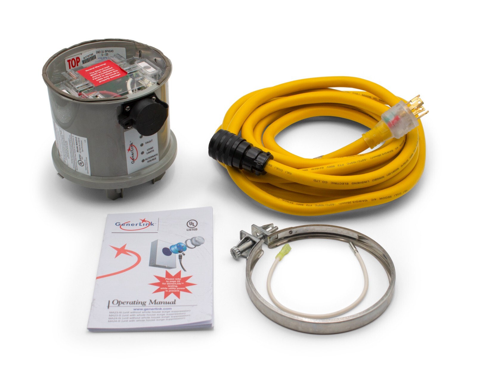 Generlink Automatic Transfer Switch 30/40AMP for Home with Surge ...