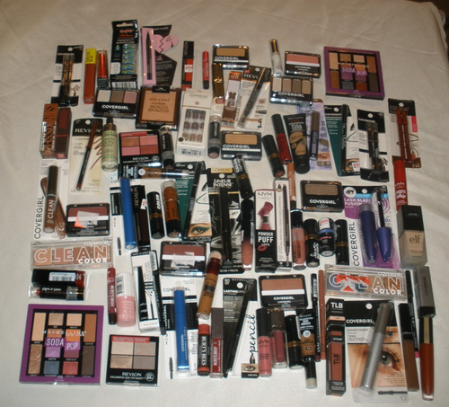 Wholesale Lot 80 Pc Mixed Makeup Cosmetics Exact Items No Polish Lot Q5 ...