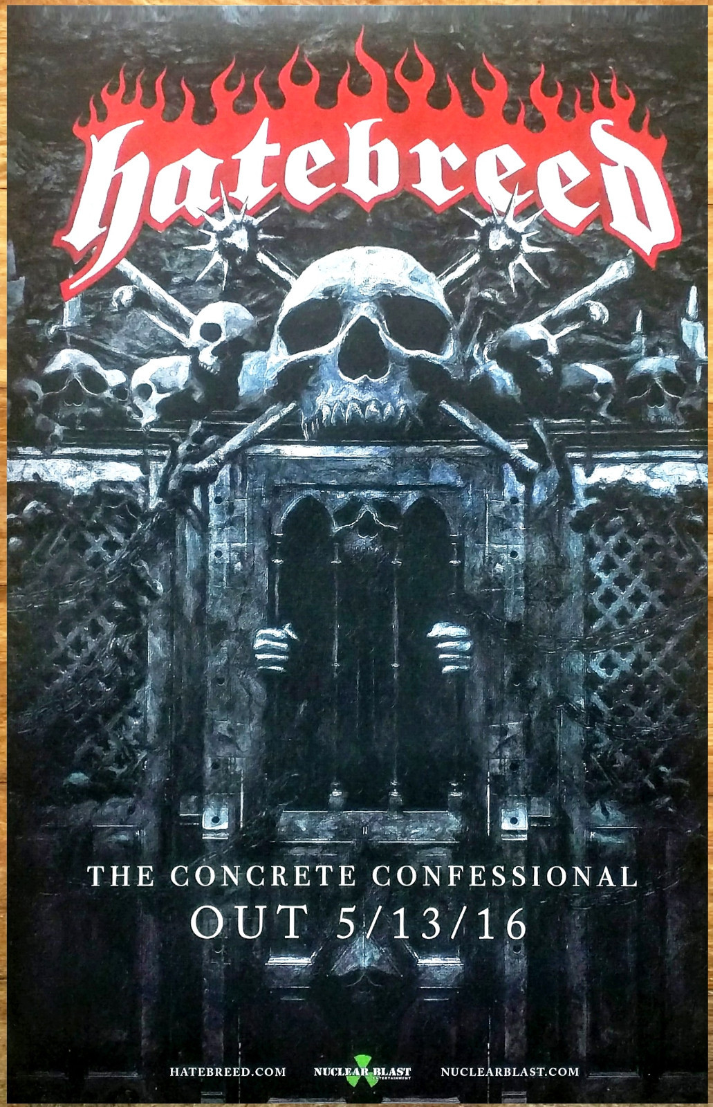HATEBREED The Concrete Confessional Ltd Ed RARE Tour Poster! Hardcore Metalcore | eBay