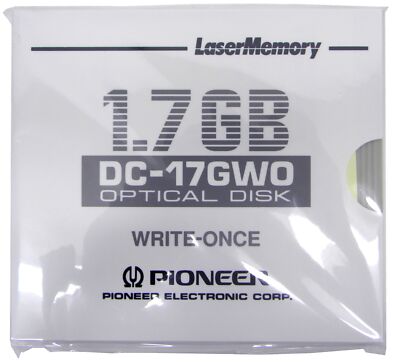 NEW Pioneer DC-17GWO 1.7GB WORM Disk 5.25" Magneto Optical Media MO | eBay