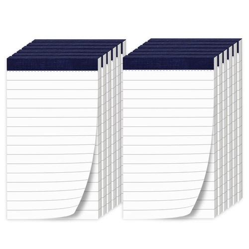 12 Pack Note Pads 3x5 Inch Small Lined Writing Memo Pads Refills Easy ...