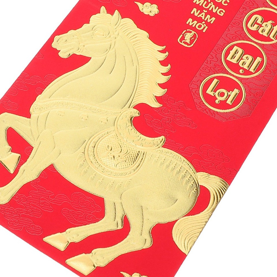 72 Pcs Vietnamese Lunar New Year Envelopes Chinese Red Pocket | eBay ...