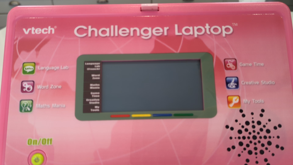 VTech Pink Challenger Laptop Learning Educational Toy Computer Mouse ...