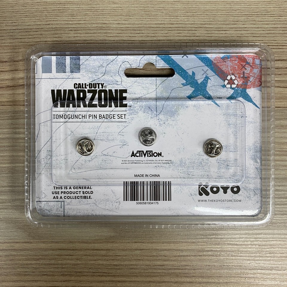 CALL OF DUTY WARZONE TOMOGUNCHI OFFICIAL PIN BADGE SET ACTIVISION VIDEO ...