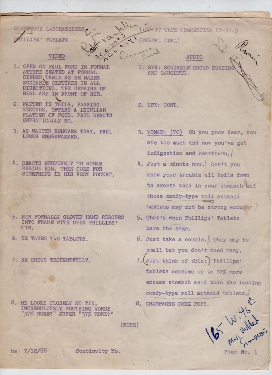 Medical Script Writing