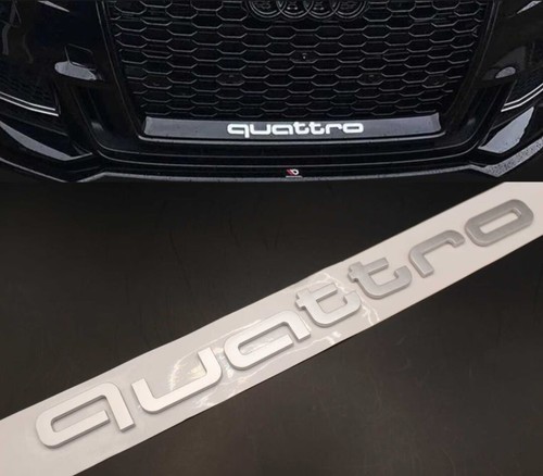 QUATTRO Grill Badge Logo Emblem For Audi RS6 RS3 RS4 A3 A4 A5 A6 S3 S4 ...