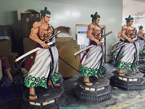 TT Studio TTS One Piece 1/1 Life Size Roronoa Zoro Resin Painted ...