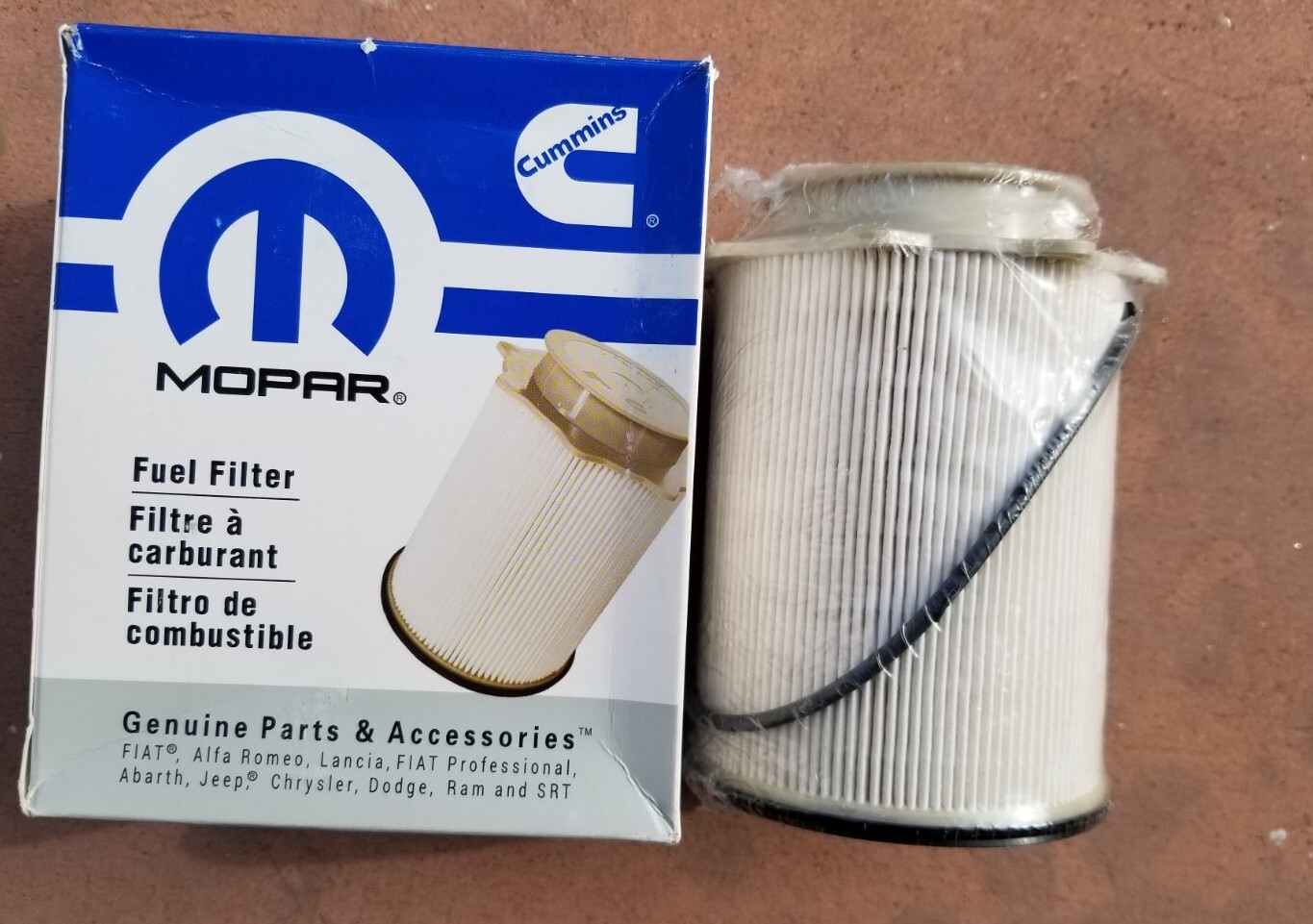 2 * Fuel Filter-ST, VIN: L Mopar 68157291AA 1+1 NEW SEALED | eBay